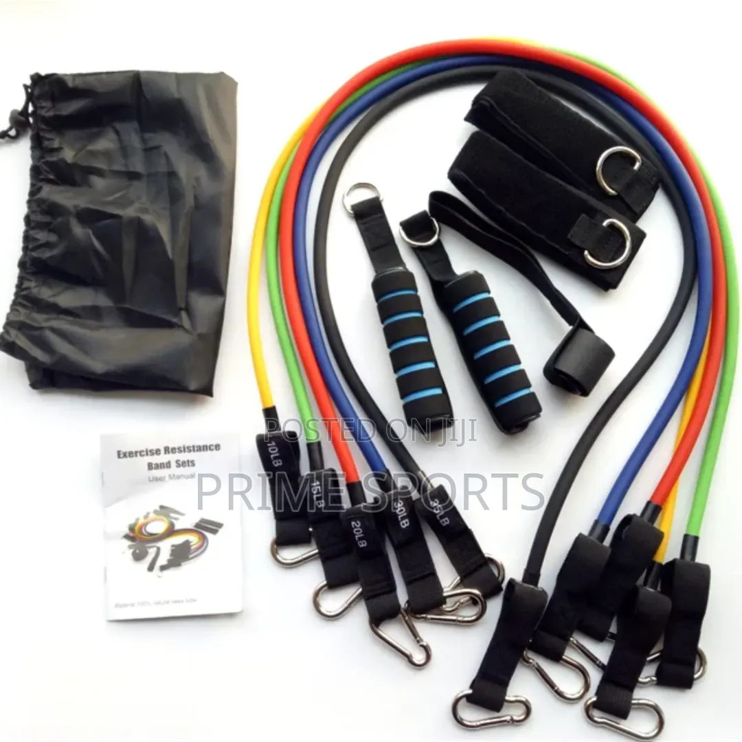 Elastic Exercise Resistance Bands - Prime Sports Price: USh 42,000 on ...