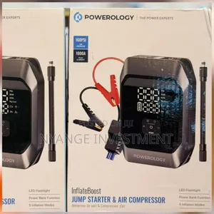 Car Jump Starter. Powerology 1000a Jump Starter and Air Compressor ...