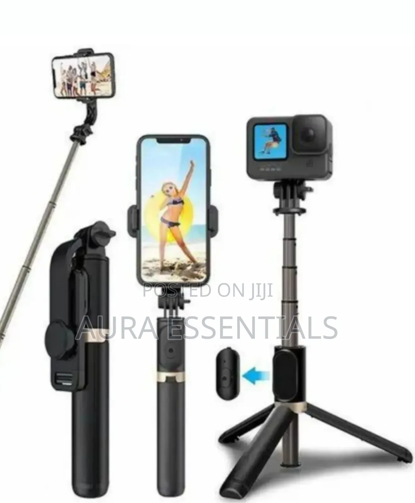 Plokama Live- Selfie Stick Tripod - Aura Essentials Price: USh 60,000 ...