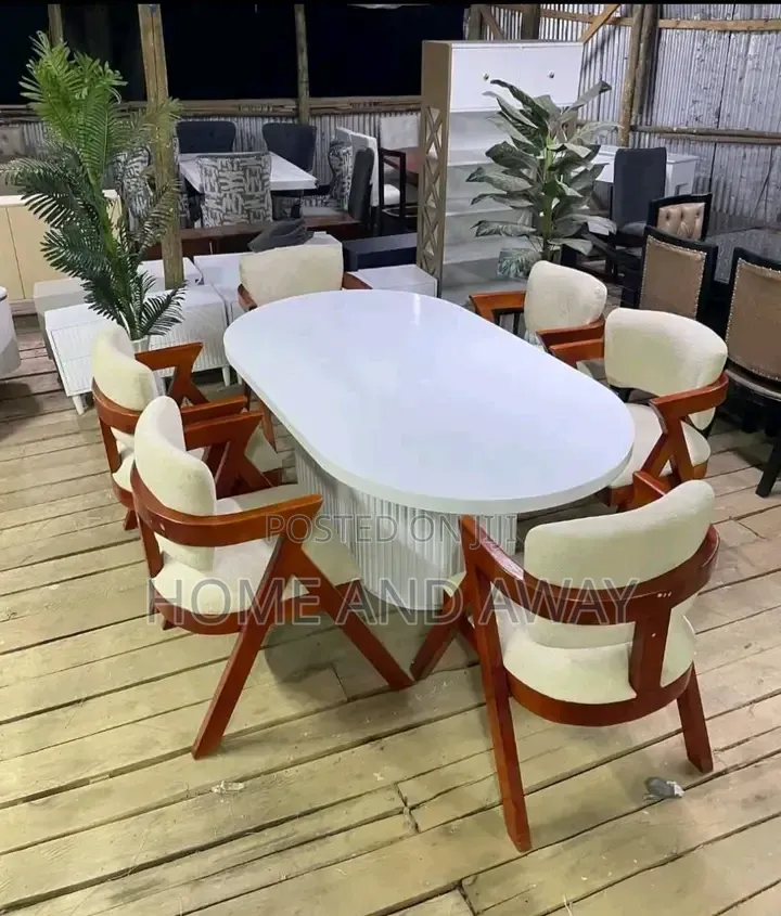 V Legs 6 Seaters Dining Sets in Any Colour From 2,000,000/- + Delivery ...