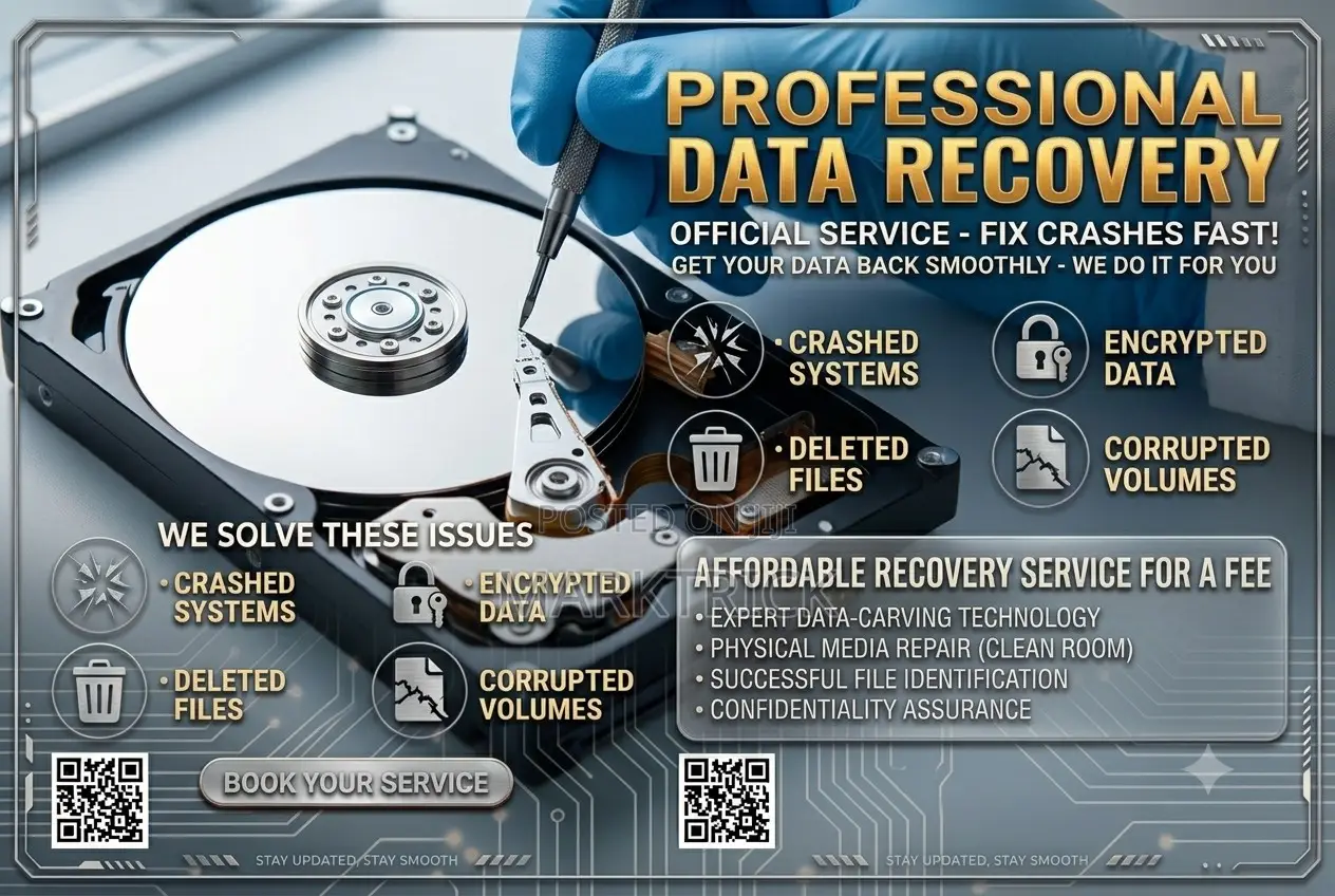 Windows Data Recovery - marktrick Price: Contact for price on Jiji.ug ...