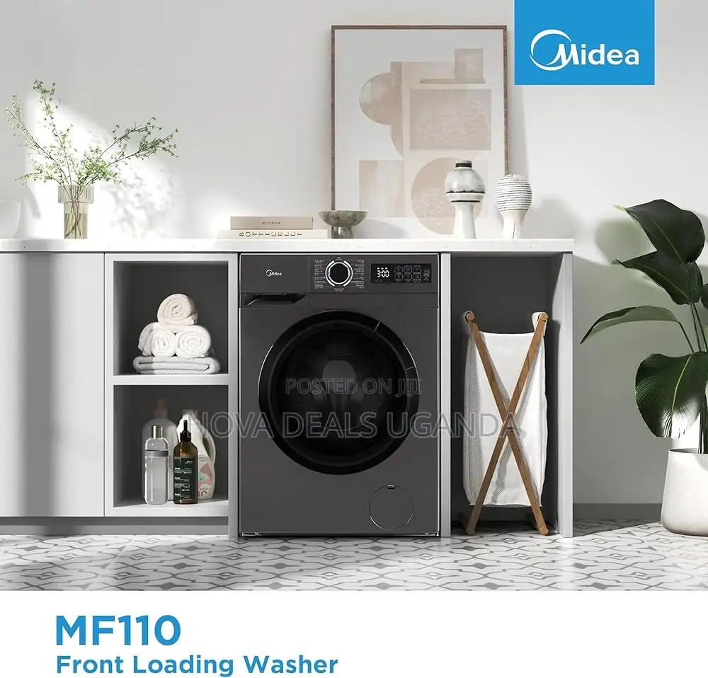 Midea 7kg Front Load Washing Machine,15 Programs,Titanium - Nova Deals ...