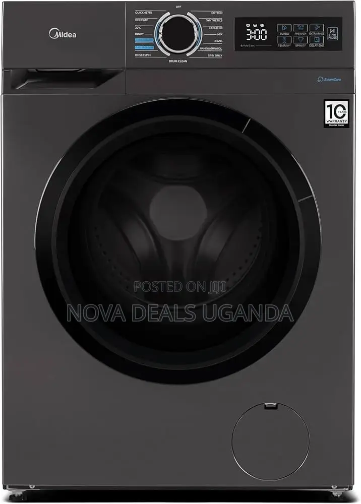 Midea 7kg Front Load Washing Machine,15 Programs,Titanium - Nova Deals ...