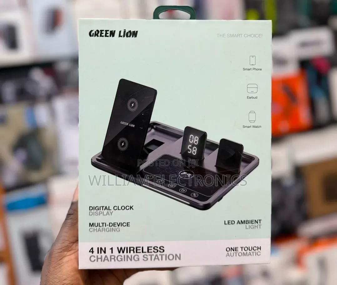 Greenlion 4in1 Wireless Charging Station /Greenlion Charging Station ...