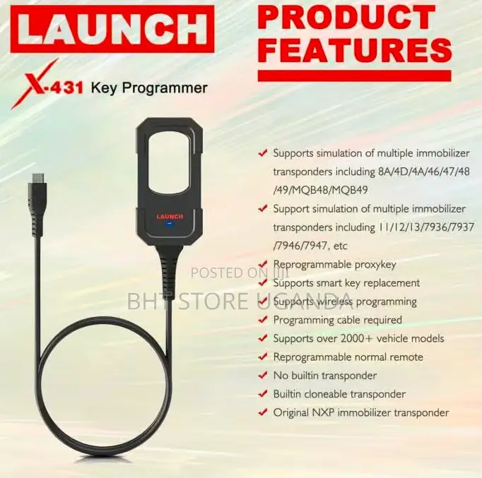 Launch X431 Key Programmer Remote Maker - BHT Store Uganda Price: USh ...