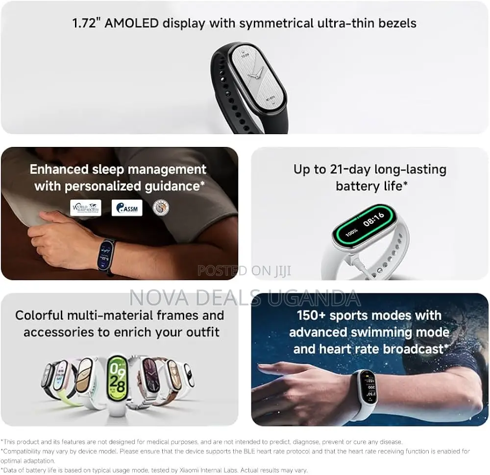 Xiaomi Smart Band 10 Midnight Black | 1.72''amoled Narrow-Edge - Nova ...