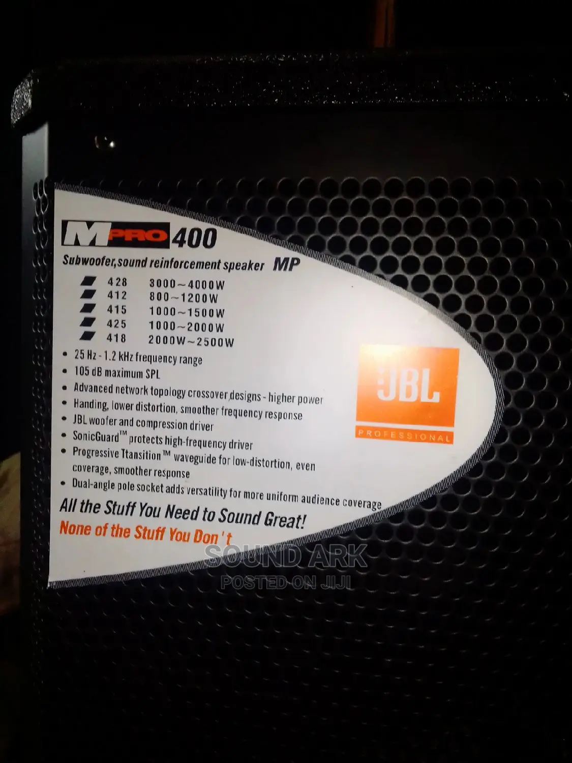 JBL Base Beam Single in Kampala - Audio & Music Equipment, Luke Geofrey ...