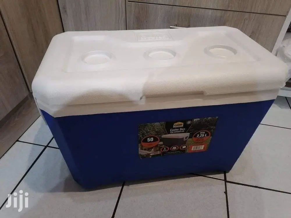 Campmaster 50L Blue Hard Cooler Box With Pin Hingled Lid in Central ...