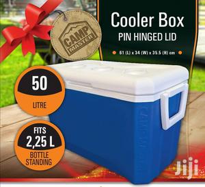 Campmaster 50L Blue Hard Cooler Box With Pin Hingled Lid in Central ...