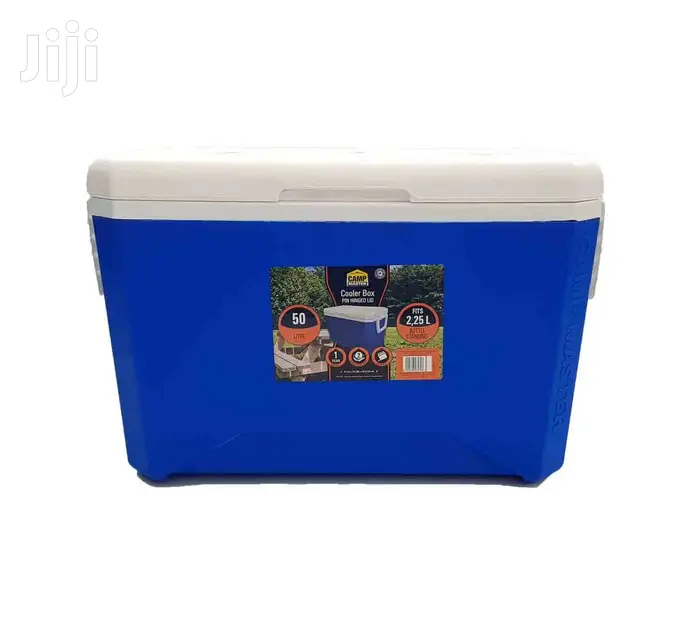 Campmaster 50L Blue Hard Cooler Box With Pin Hingled Lid in Central ...