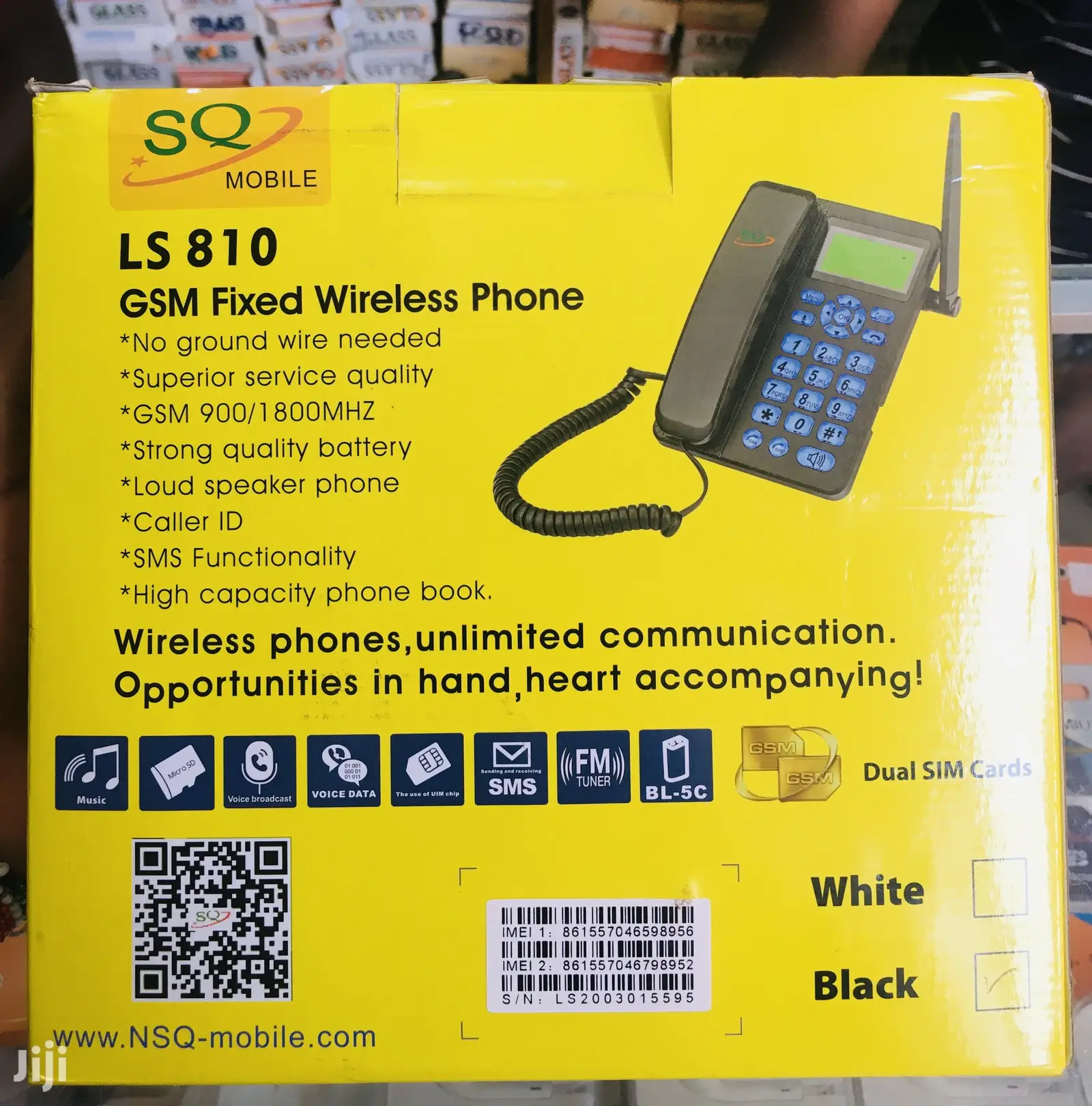 SQ LS 810 Fixed Wireless Dual Sim Landline Desktop Phone in Central ...