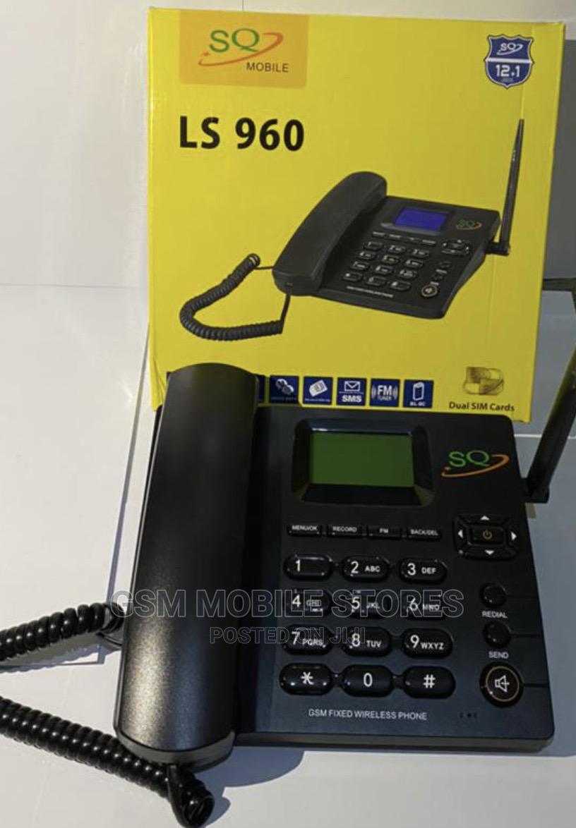 SQ LS 960 Wireless FM Radio Dual Sim Landline Phone in Central Division - Home Appliances, Gsm ...