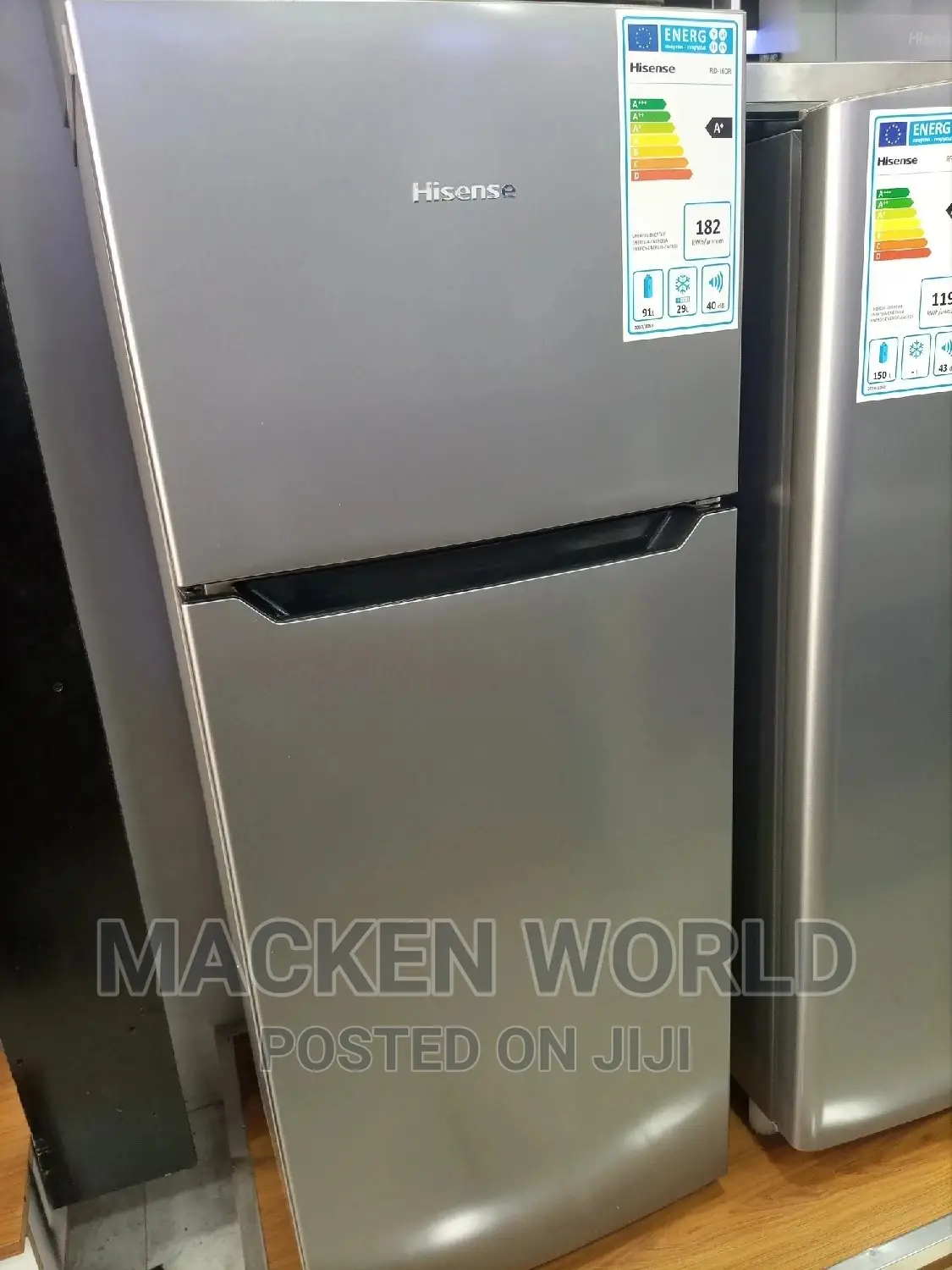 160L Hisense Double Door Fridge in Central Division - Kitchen ...