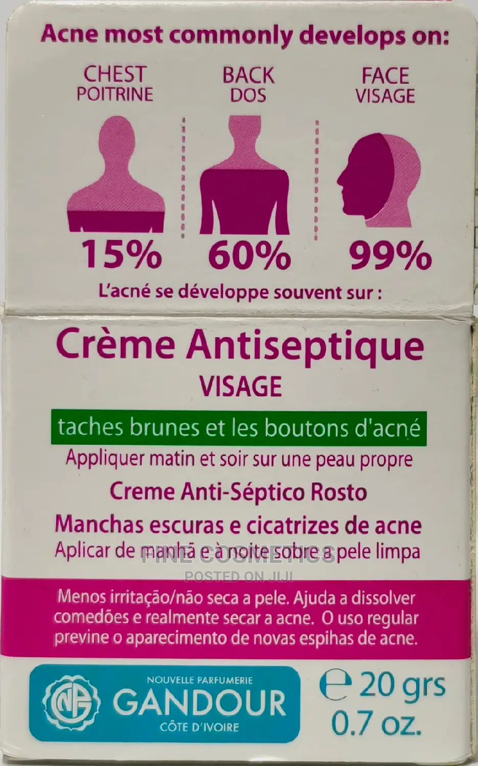 Pharmaderm S.O.S Zero Acne Antiseptic Facial Cream in Central Division ...